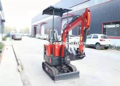 China Graafwerktuig Wear Proof Portable Mini Excavator van het dieselmotor het Kleine Kruippakje Te koop