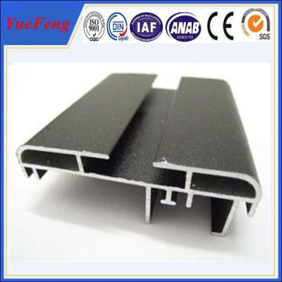 China 6063-T5 matte anodized aluminum extrusion for advertising for sale