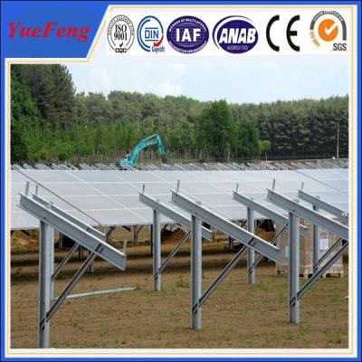 China solar mounting rail galvanized brackets, solar panel mounting aluminum rail for sale