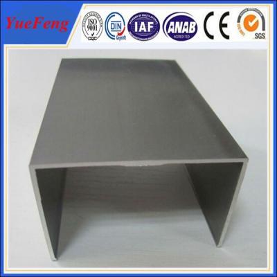 China aluminium extruded channel with Kinds of surface colours and good price for sale
