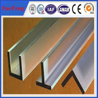 China Good quality U channel aluminum profiles, T shape aluminum profiles, angle aluminum for sale