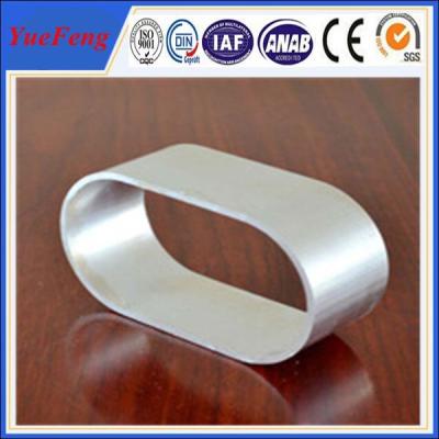 China Industrial use 6063 natural color Oval Aluminum Extrusion of anodizing for sale
