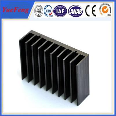 China Hot!black anodized aluminum extrusion heatsink,extruded profile aluminum heat sink factory for sale