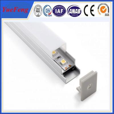 China Good! ISO 9001 quality certification LED strip profile aluminum, led profiles with cover for sale