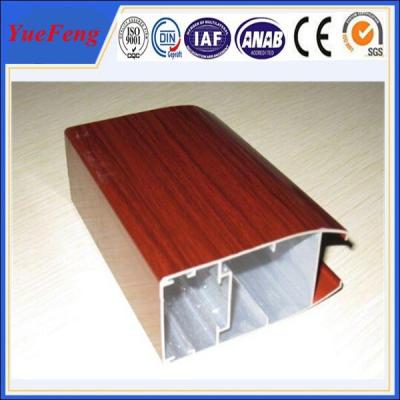 China supply wooden transfer printing aluminium extrusion,thermal break aluminium window profile for sale