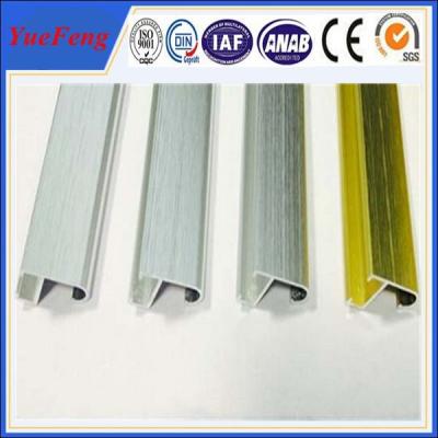 China hairline brush finish aluminium picture photo frame, aluminum extrusion frame design for sale