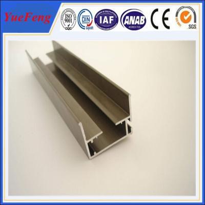China supply aluminum channel extrusion anodized, 6063 aluminum extrusion profiles for stair for sale