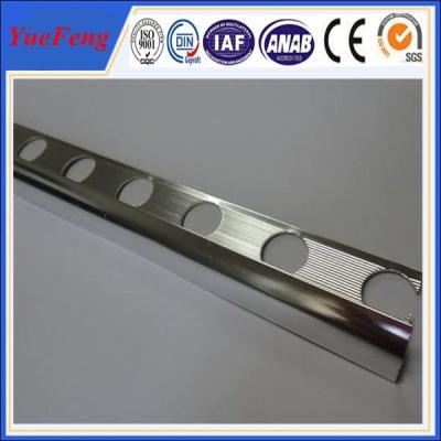 China electrophoresis aluminum extrusion, tile trim for marble edge manufacturer, OEM aluminium for sale