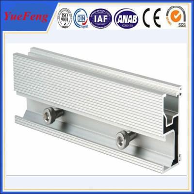 China Aluminum extrusion for solar pannel mounting aluminium profile guide rail for sale