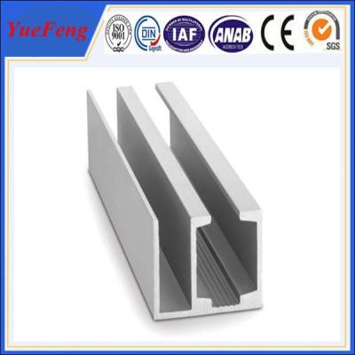 China 6061/6063 aluminium extrusion profile factory in China,for glass aluminium sliding channel for sale