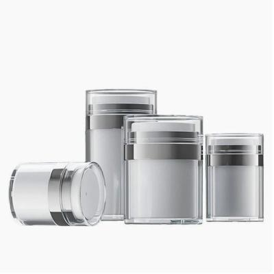 China Snap on Cap Plastic Makeup Jars Custom Color Compact Durable Containers Perfect for Creams Lotions Balms and Skincare Product 15G 30G 50G 100G for sale
