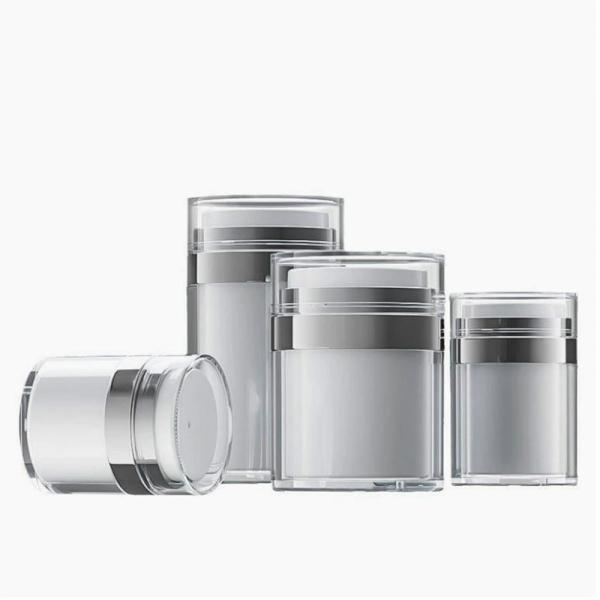 Quality Snap on Cap Plastic Makeup Jars Custom Color Compact Durable Containers Perfect for Creams Lotions Balms and Skincare Product 15G 30G 50G 100G for sale