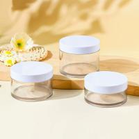 Quality 5ml To 500ml Capacity PET Cosmetic Jars Plastic Cap Suitable For Skincare Creams for sale