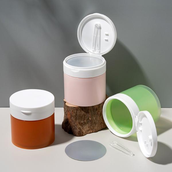 Quality Plastic Containers for Cosmetic pads Diameter 60 Durable and Lightweight Packaging for Skincare for sale