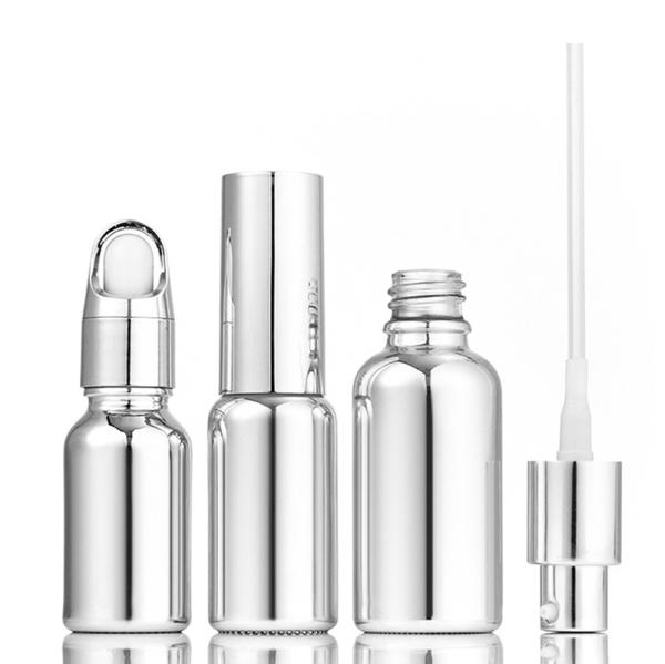 Quality Delivery Date 15 to 30 Work Days Glass Cosmetic Bottles Including Spray and Droper Closure Type Providing Cosmetic Product Dispensing for sale