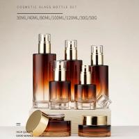 Quality Delivery Date 15-30 Work Days Glass Bottle & jar set Crystal Clear Glass for sale