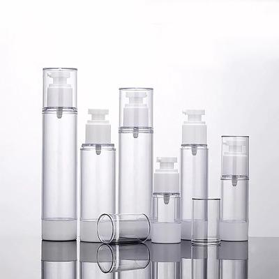 China Plastic Airless Cosmetic Bottles With Pump or Sprayer Perfect for Packaging Cosmetic Liquids Essential Oils and Serums in Bulk Orders for sale