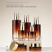 Quality Delivery Date 15-30 Work Days Glass Bottle & jar set Crystal Clear Glass for sale