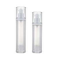 Quality Label 30ml 50ml Airless Bottle Transparent Leak Proof Container Suitable for for sale