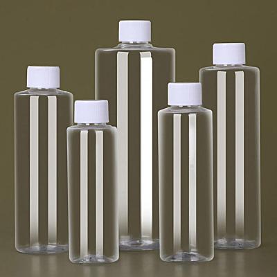 China Transparent PET Cosmetic Bottles From 5ml To 1L Neck Standard GCMI GPI Perfect For Serum and shampoo  and shower gel Packaging for sale