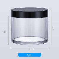 China Custom Colors Plastic Hari Clay Jars Neck Size 68mm Providing Customization Labeling Ideal for Hair Clay and Hair Wax for sale
