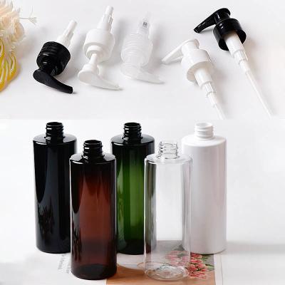 China Hotstamping Plastic Bottle Including Pump and Cover Cap Designed for Shampoo and Shower Gel Packaging for sale