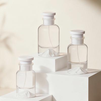 China Sprayer Collar Material Glass Perfume Bottles Crafted by IS Machine Technology Ideal for Luxury Cosmetic Packaging Needs for sale