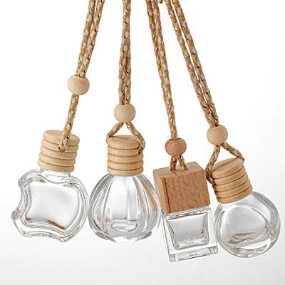 China Aluminum Alloy Lid Glass Perfume Bottles Glass Car Perfume Bottle Suitable for Essential Oil Storage and Elegant Display for sale