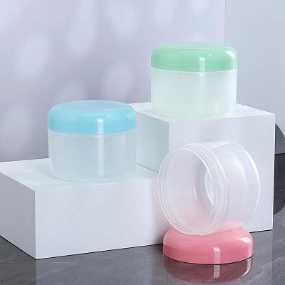 China 100g PP Plastic Cosmetic Jars Featuring Silk Screen Printing Hot Stamping Labelling Plating and Painting Ideal for Lotion Storage for sale
