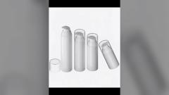 30ml 50ml  75ml 100ml Plastic airless bottle
