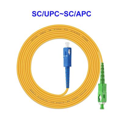 Cina Centro di singolo modo del cavo a fibre ottiche dello Sc APC dello Sc UPC il singolo con il connettore in vendita