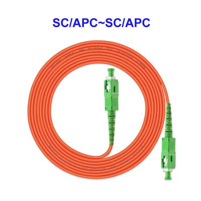 Cina Fiber Patch Cord SC APC SC APC Multi-Mode Single Core OM1 OM2 Gigabit Pigtail Custom in vendita