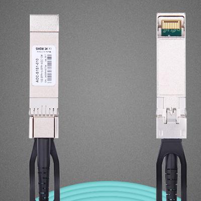 Cina cavo del collegamento diretto del cavo a fibre ottiche QSFP QSFP28 di 10G SFP+ Aoc in vendita