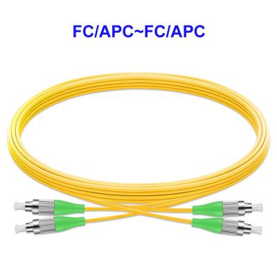 中国 FC APC FC APCの繊維光学のピグテールはカスタマイズ可能な単一モードの二重中心OS2をケーブルで通信する 販売のため