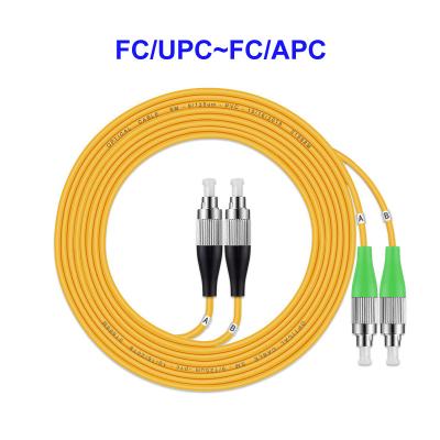 Китай Отрезок провода оптического волокна FC UPC FC APC, соединительные кабели волокна ядра одиночного режима двойные продается