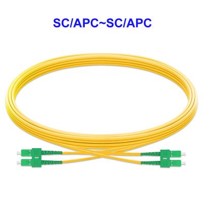 中国 Sc Apcのパッチ・コードへのSc Apc、OS2 2中心の屋外の光ファイバケーブル 販売のため