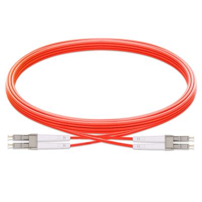 Китай Ядр 0.9mm дуплекса 2 кабеля оптического волокна LC UPC LC UPC мультимодное 2.0mm 3.0mm продается