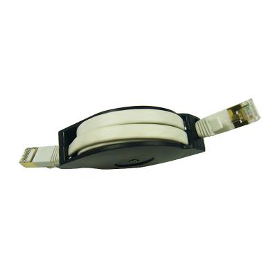 Cina computer portatile portatile 32AWG del cavo ritrattabile RJ45 di categoria 7 di 1.5m in vendita