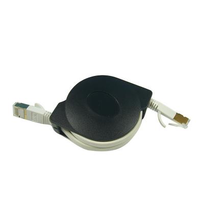 Cina computer portatile portatile 32AWG del cavo ritrattabile RJ45 di categoria 7 di 1.5m in vendita