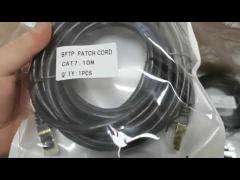 HDPE 6.2mm Netz-Kabel 28AWG Cat6 Kategorien-6 10 Gigabit-Draht