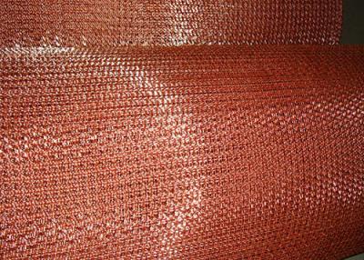 China EMI/EMF/RF shielding fine red copper wire mesh for sale