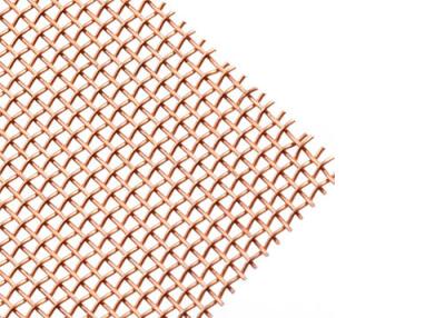 China EMI/EMF/RF shielding fine red copper wire mesh for sale