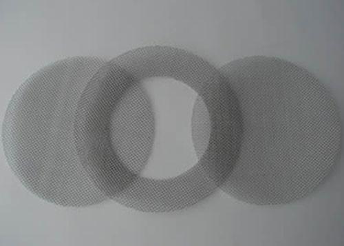 Stainless steel brass wire mesh filter disc