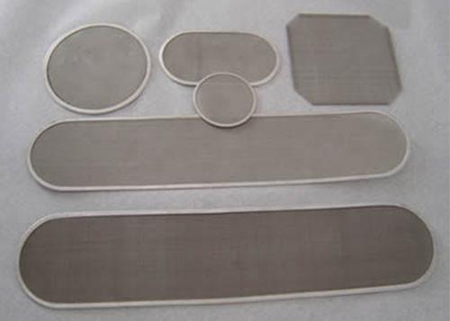 Stainless steel brass wire mesh filter disc