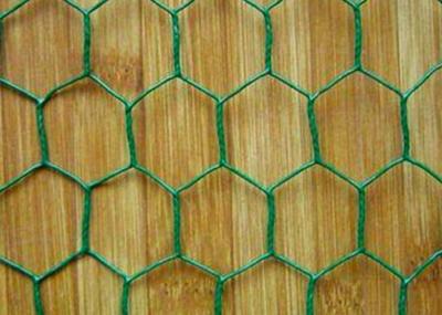 China Malla hexagonal galvanizada de la red de las aves de corral del PVC indicador de 1 pulgada 20 2 pies de X.25 pie en venta