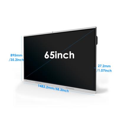 Chine Tableau blanc interactif d'écran tactile noir, panneau futé du contact 4k multi à vendre