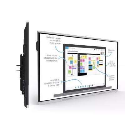 Cina Finger Touch Smart Interactive Board , Flat Panel 4K Digital Whiteboard in vendita