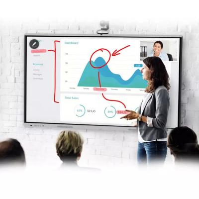 China Tela táctil 4K 85inch LCD da placa esperta interativa de Digitas multi à venda