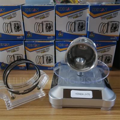 Cina Pistoni durevoli del motociclo di JH70 Honda 47mm CLY DIA Aluminum Silver in vendita