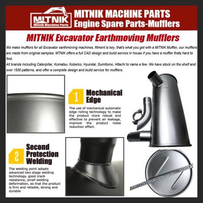 Cina E345 Silenziatore di Muffler forte per impianti di produzione e di lunga durata in vendita